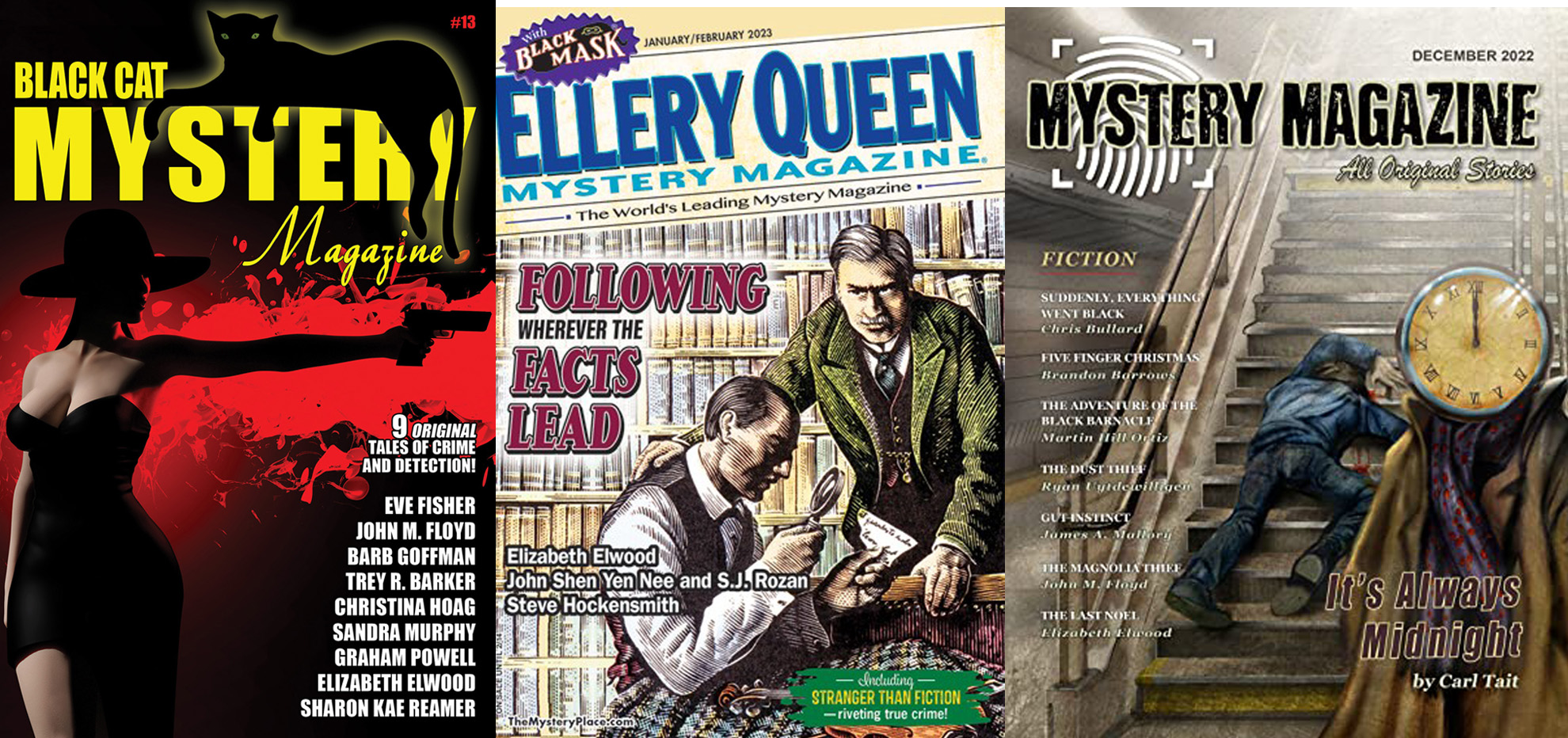 Three Fabulous Mystery Magazines – Elihu Entertainment